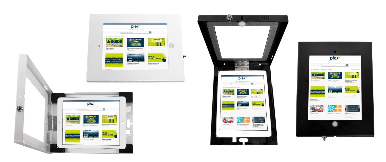 iPad Wall Mount Enclosure - Plex Display